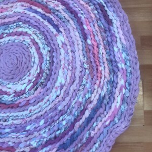 Baby Bubble Gum Inspired Rag Rug - Etsy