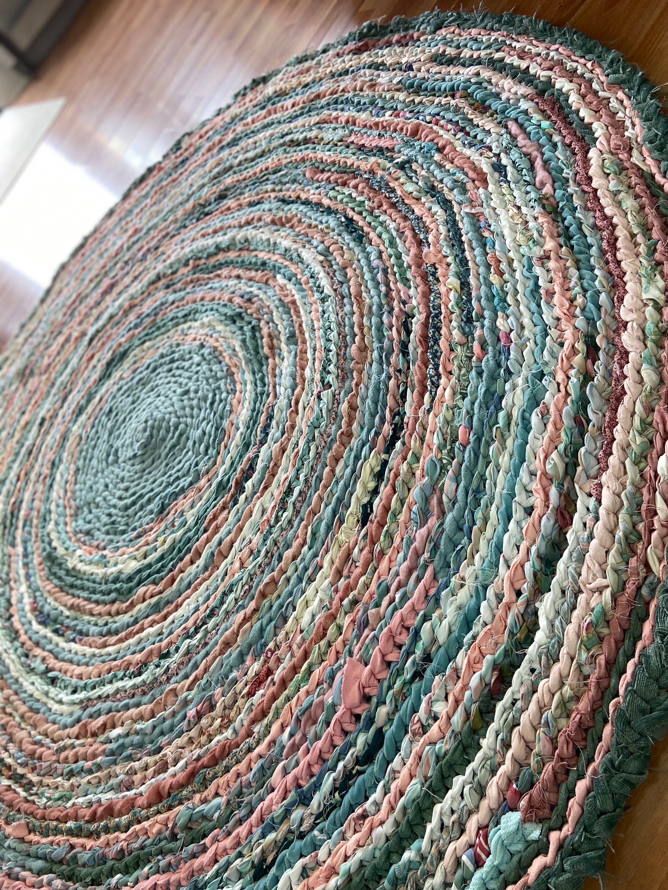 Coral Sea Handmade Rag Rug - Etsy