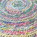 PEEPS Pastel Handmade Rag Rug - Etsy