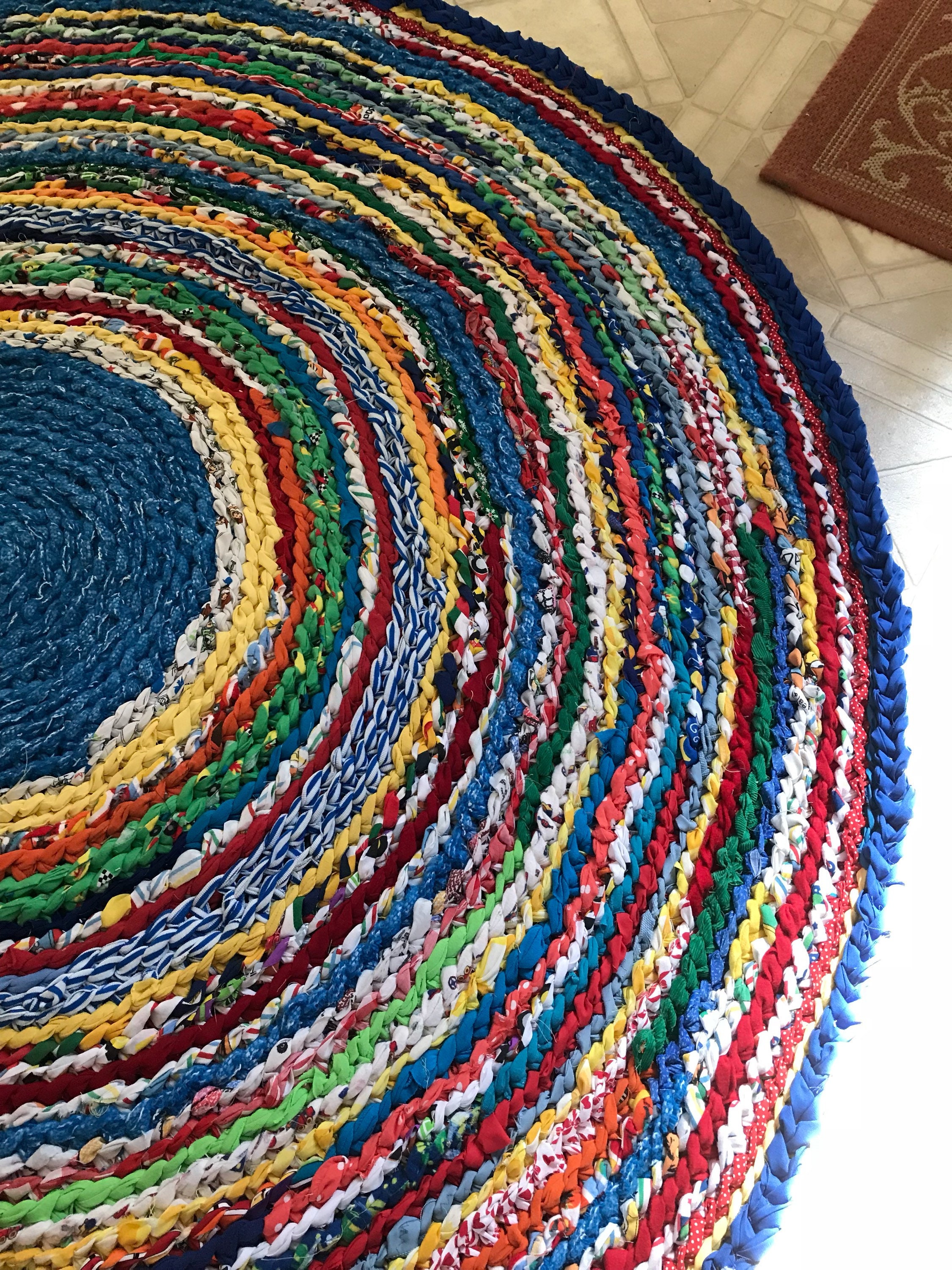 Fruit Loop Colorful Handmade Rag Rug - Etsy