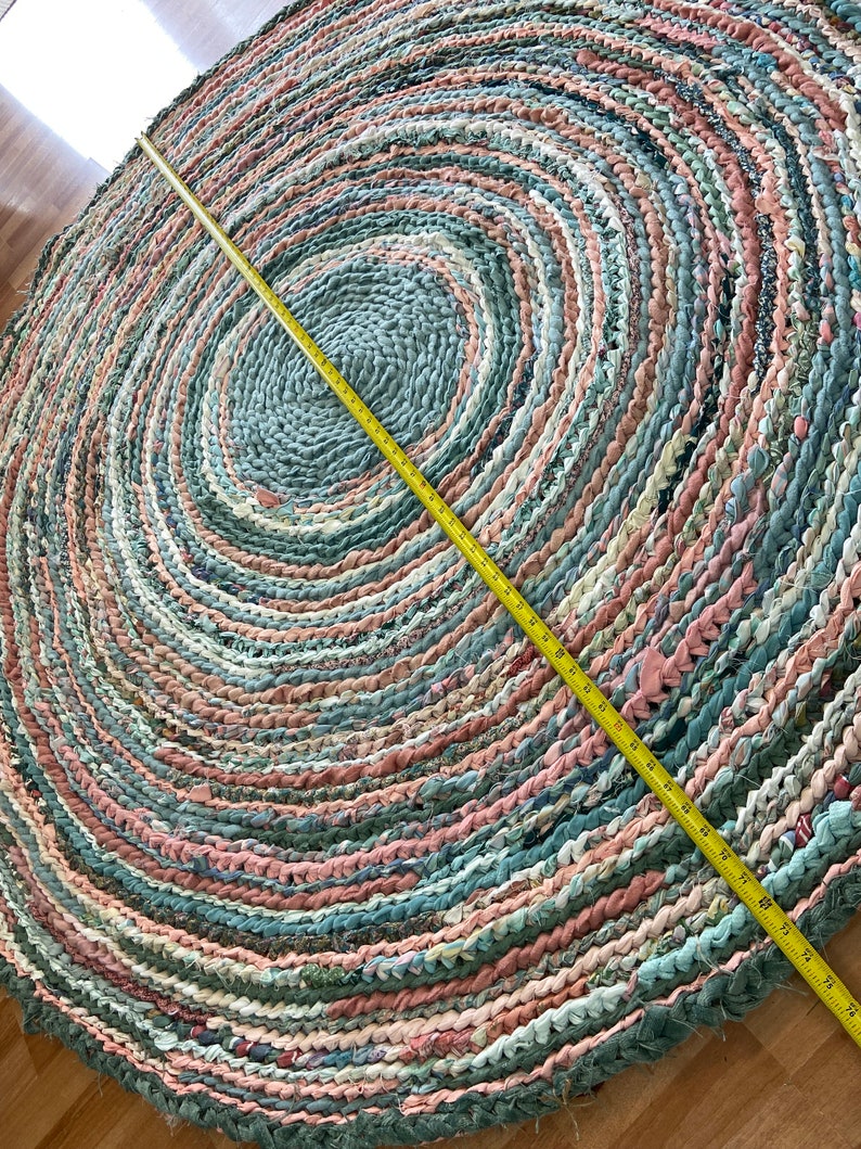 Coral Sea Handmade Rag Rug - Etsy