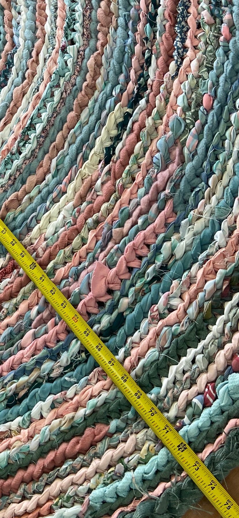Coral Sea Handmade Rag Rug - Etsy