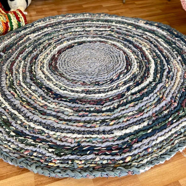 Country Rag Rug - Etsy