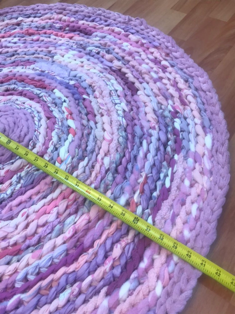 Baby Bubble Gum Inspired Rag Rug - Etsy