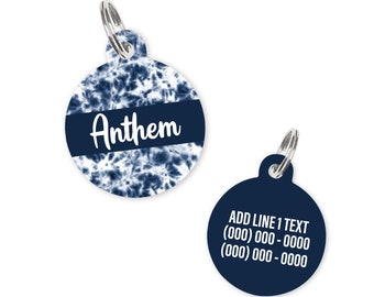 Tie Dye Name Tag - Etsy