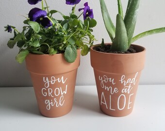 Funny plant pot | Etsy