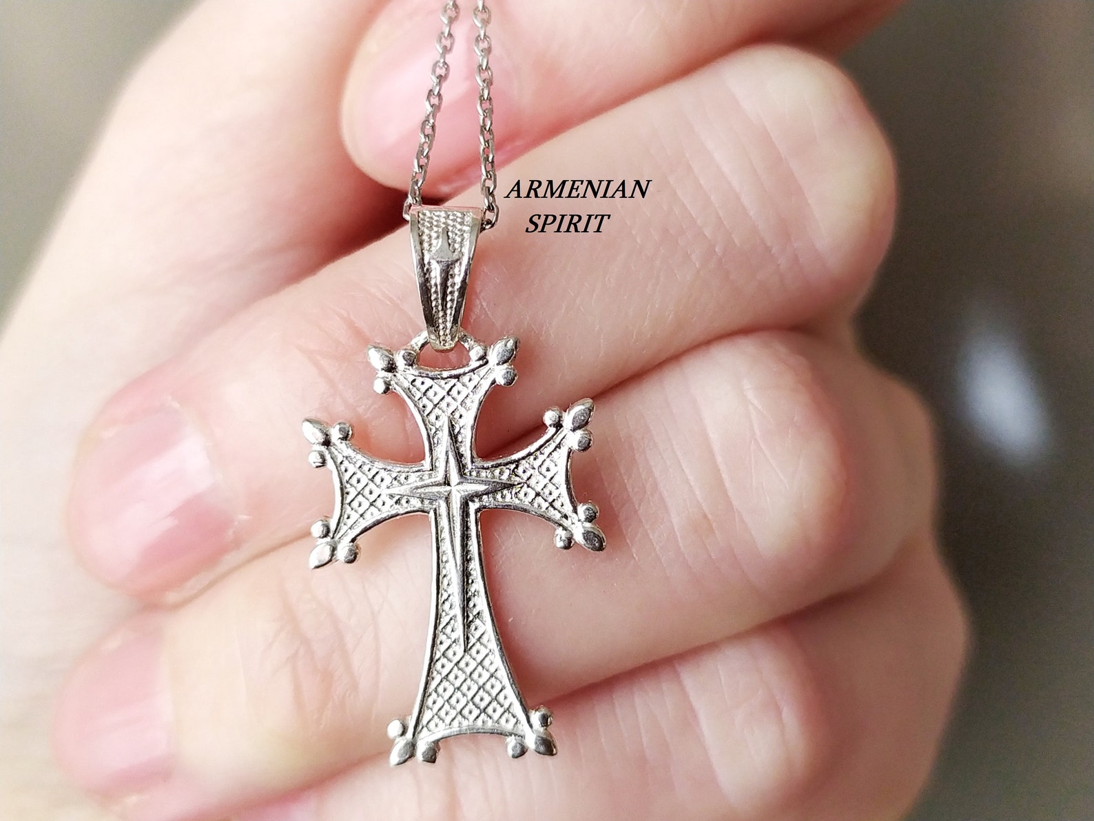 Armenian Cross Silver 925 CHOOSE big or small Armenian | Etsy