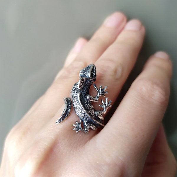 Lizard Ring - Etsy