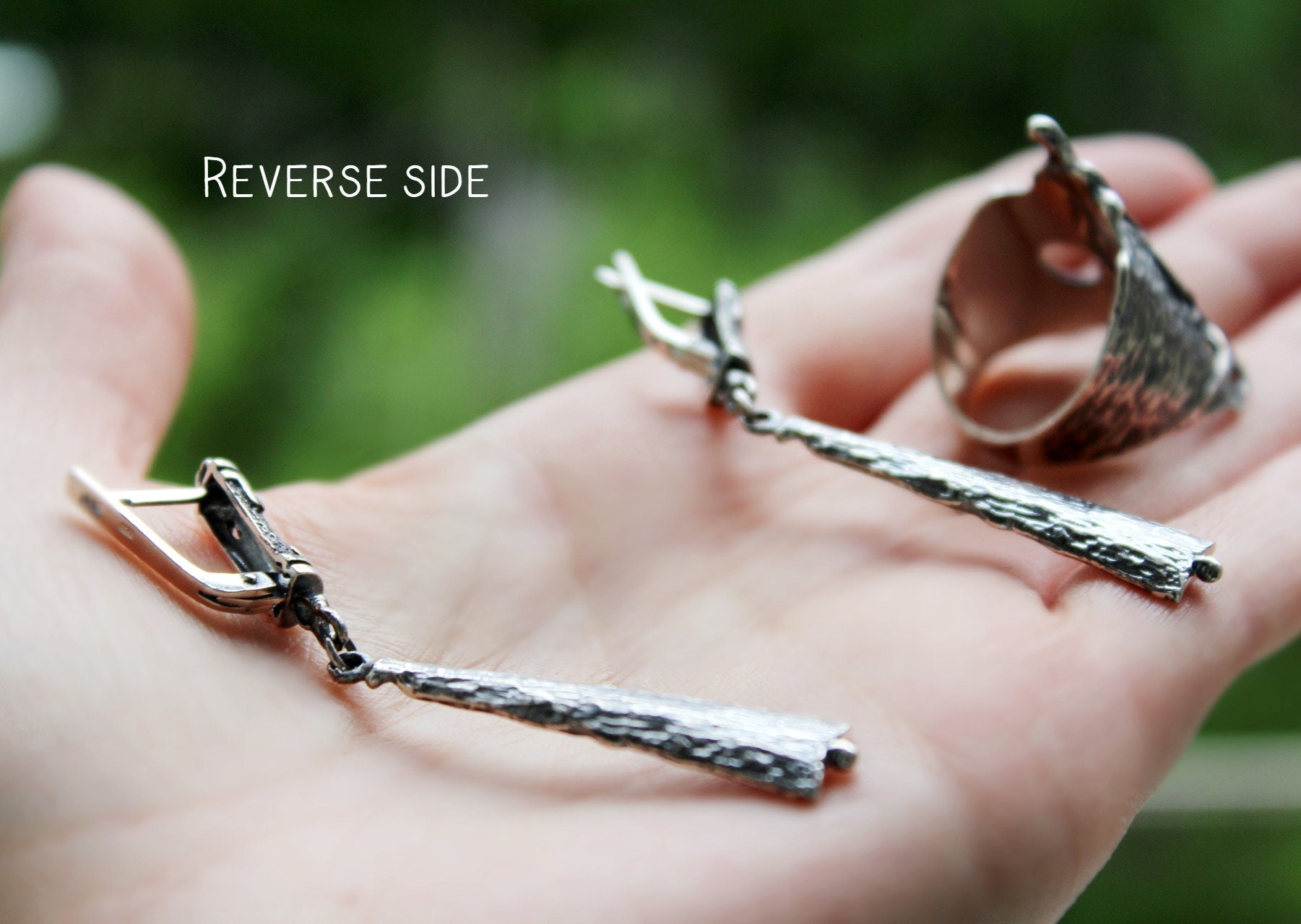 Gothic Ring SILVER 925 Black Unusual Jewelry Goth Ring Gothic - Etsy