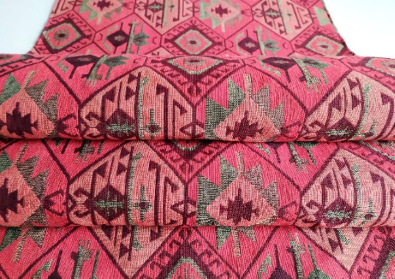 Armenian Taraz FABRIC Non Sewn Edges for Table Runners and - Etsy