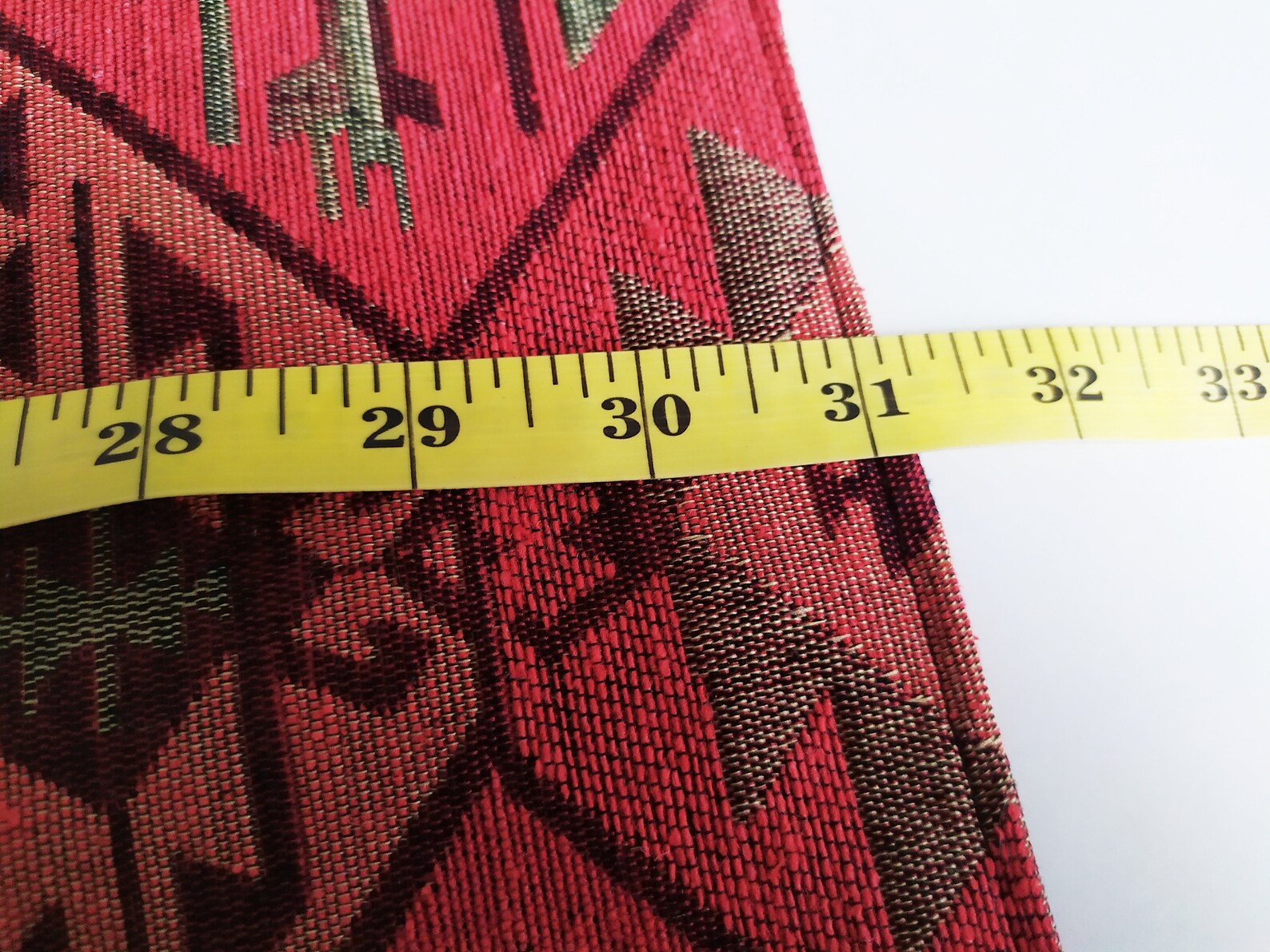 Armenian Rug Carpet 56X20 Inches Red Ethnic Cotton Blend | Etsy