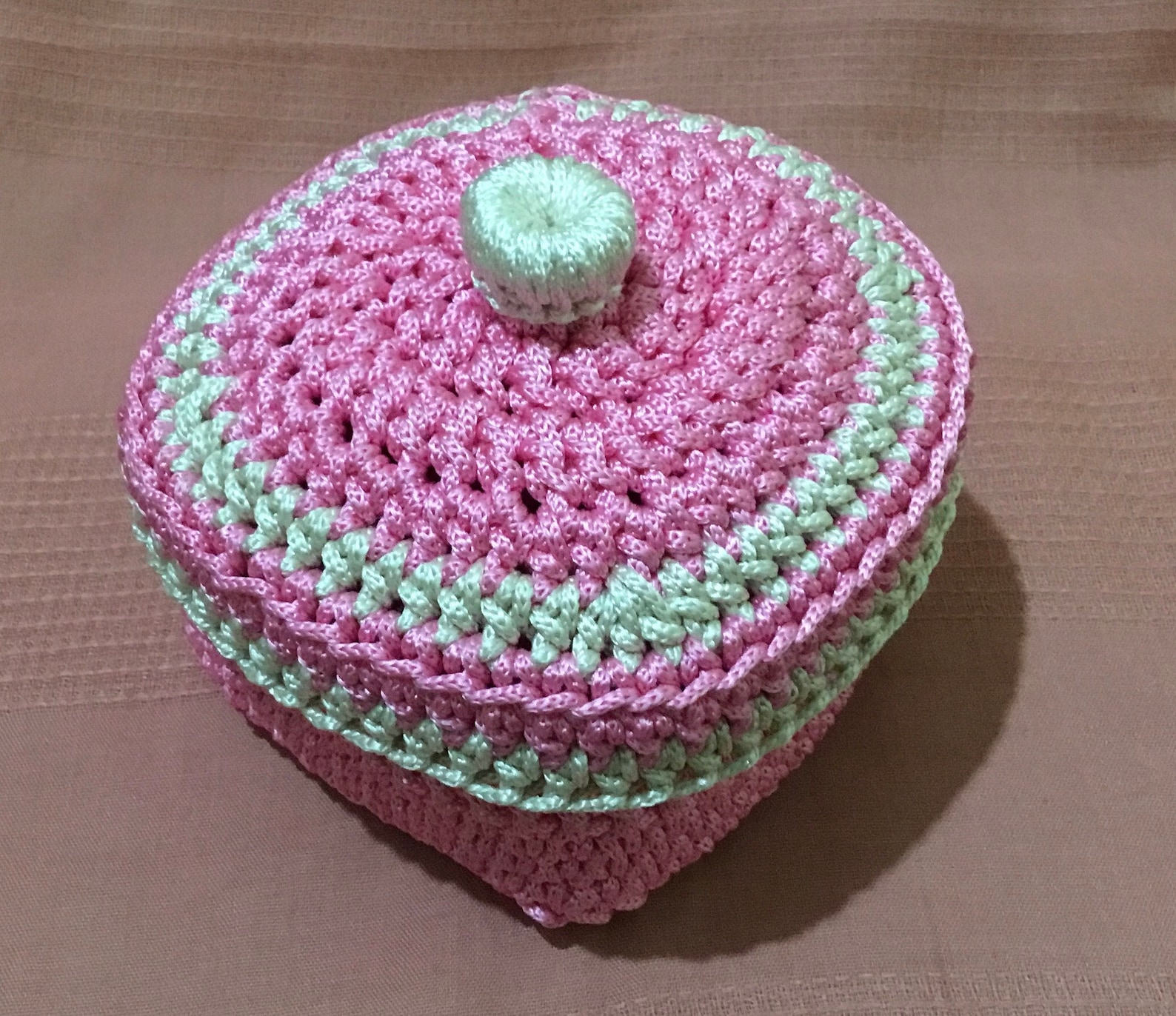 Crochet Pattern Luxury Jewelry Box, Crochet Patterns Cube Box, Crochet ...