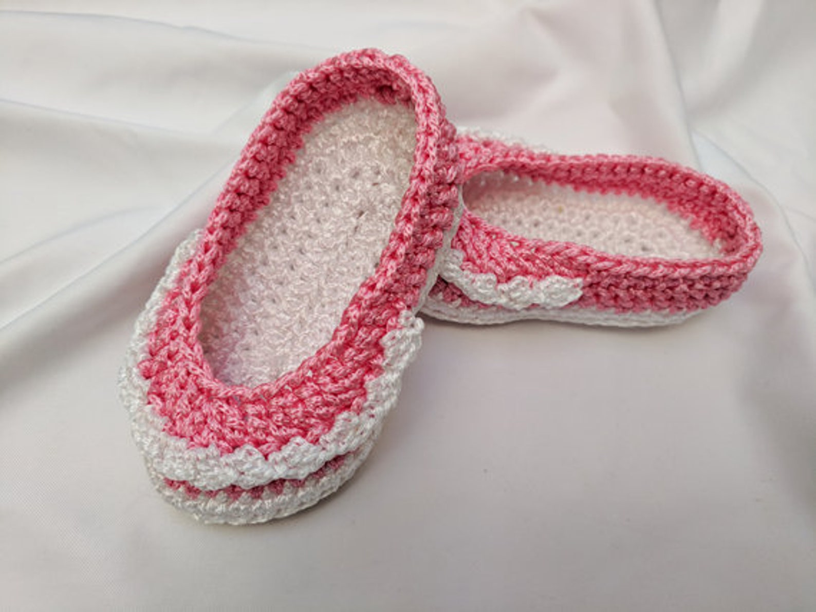 Crochet Pattern, Crochet Baby Slipper Pattern, Girls Crocheted Shoe ...
