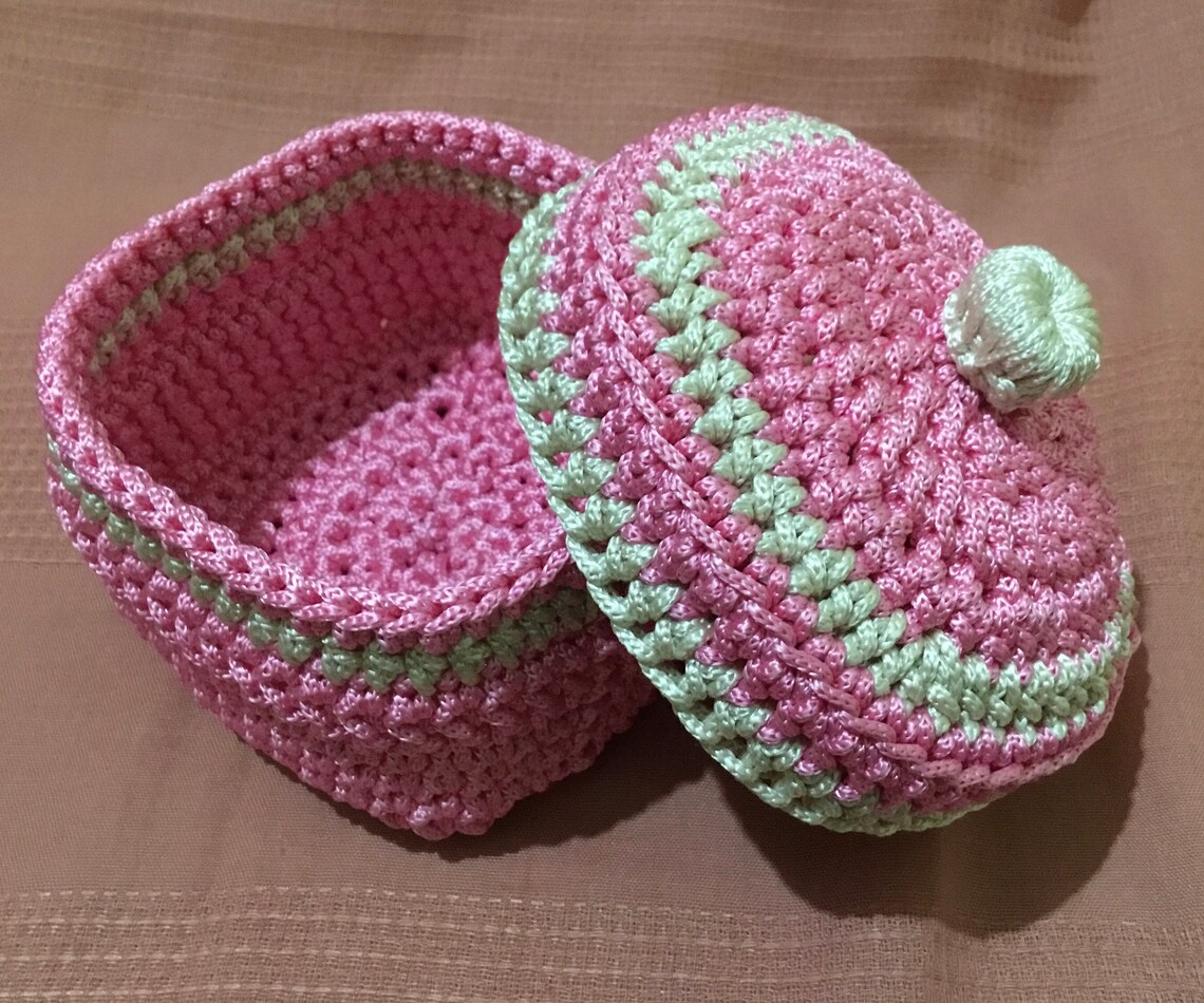 Crochet Pattern Luxury Jewelry Box, Crochet Patterns Cube Box, Crochet ...