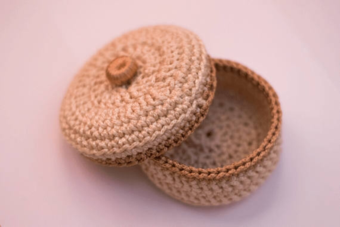 PDF Crochet Pattern Small Jewelry Box - Etsy
