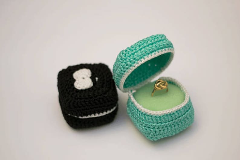 PDF Crochet Pattern for Ring Box, Jewelry Container, Fund, Box, Case ...