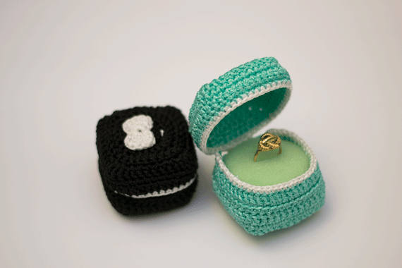 PDF Crochet Pattern for Ring Box, Jewelry Container, Fund, Box, Case ...