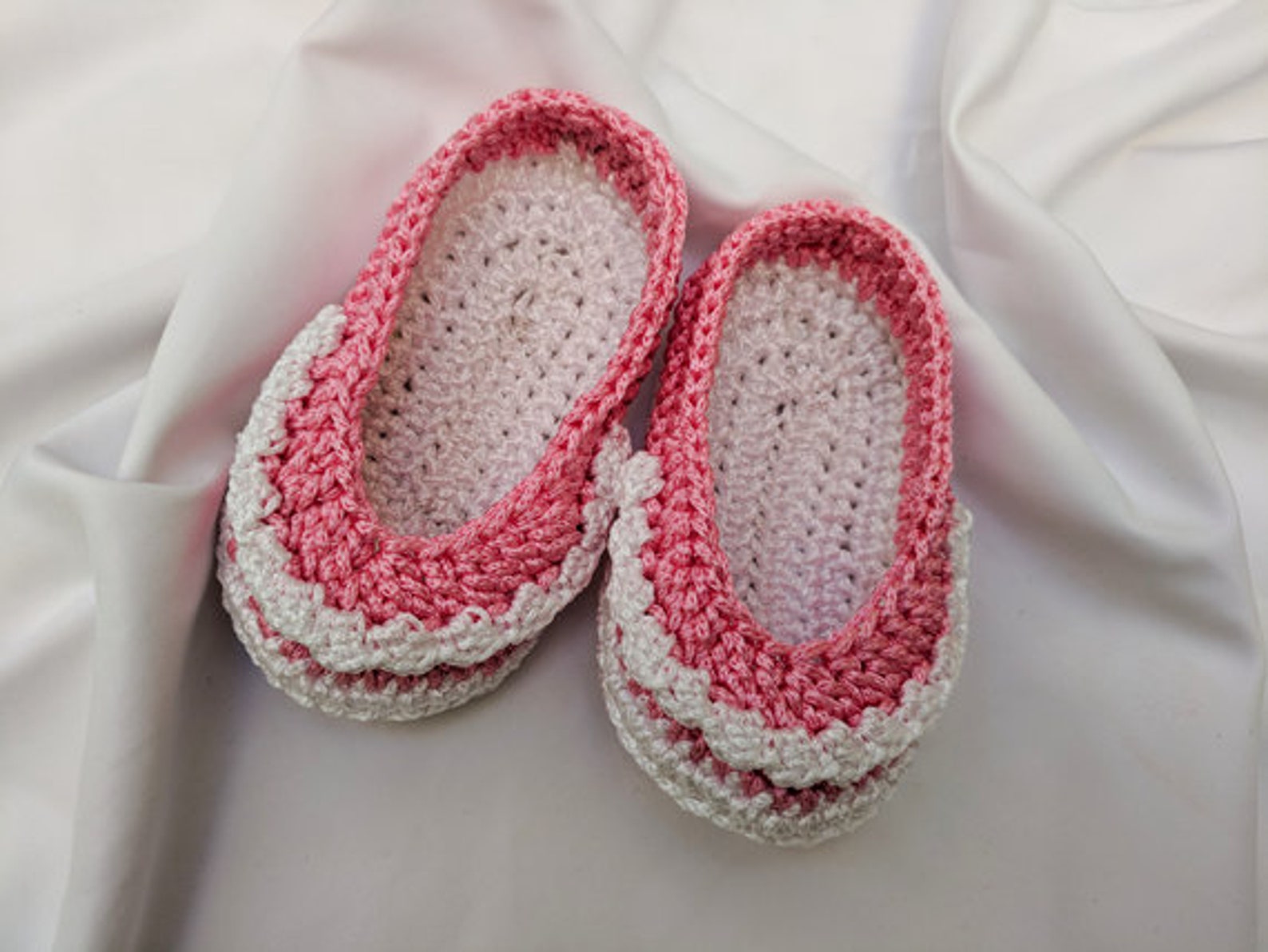 Crochet Pattern, Crochet Baby Slipper Pattern, Girls Crocheted Shoe ...