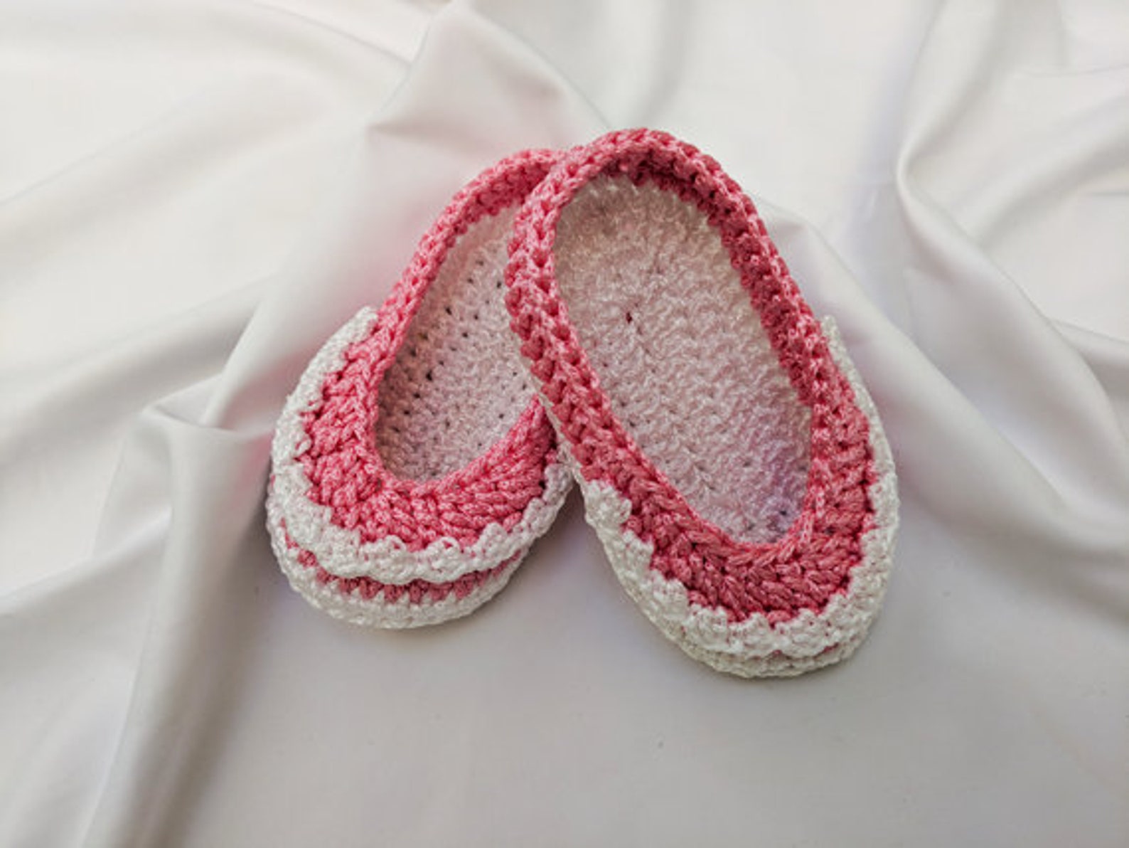 Crochet Pattern, Crochet Baby Slipper Pattern, Girls Crocheted Shoe ...