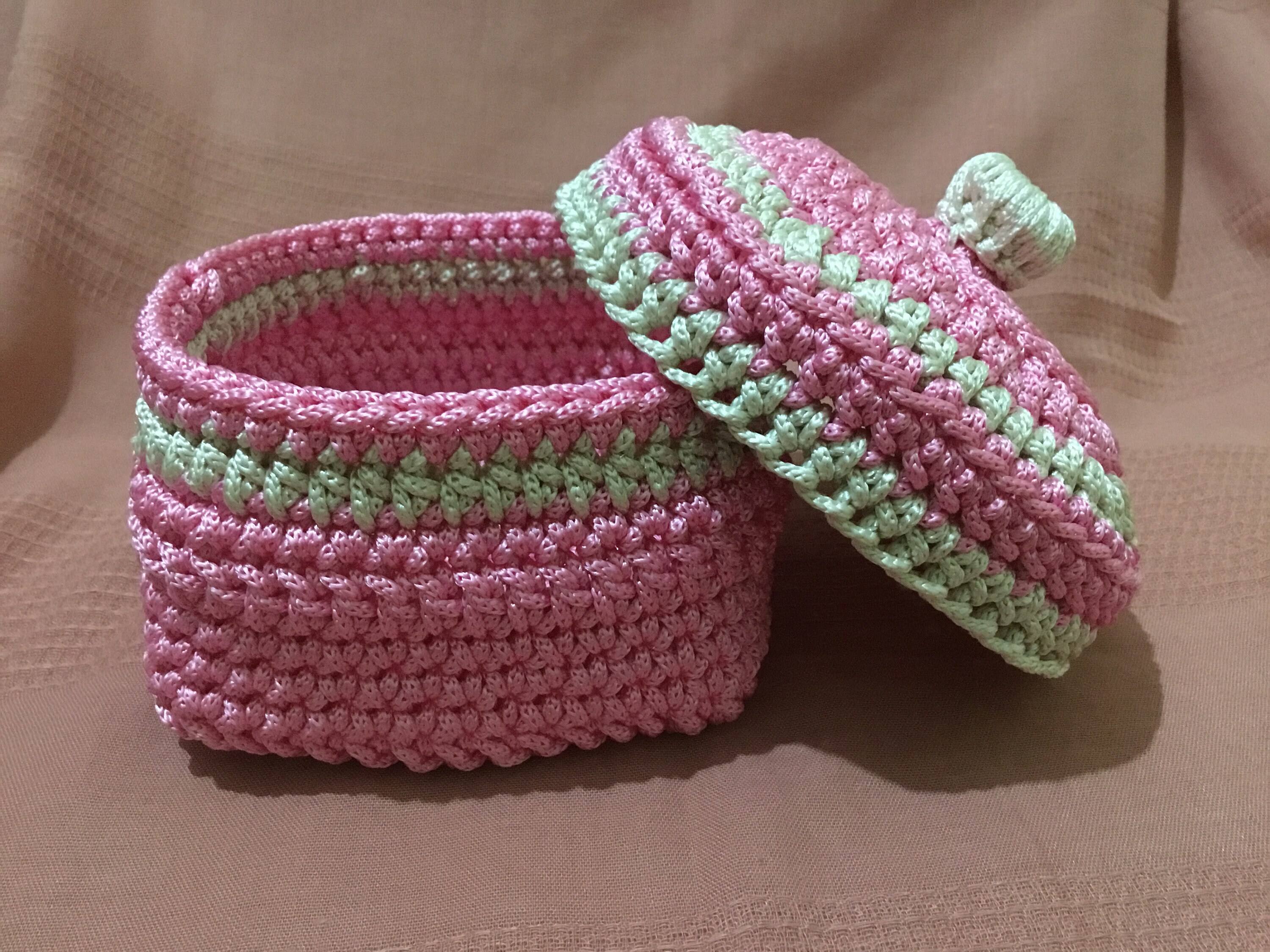 Crochet Pattern Luxury Jewelry Box, Crochet Patterns Cube Box, Crochet ...