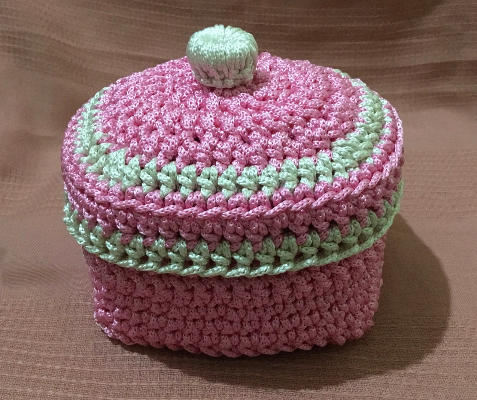 Crochet Pattern Luxury Jewelry Box, Crochet Patterns Cube Box, Crochet ...