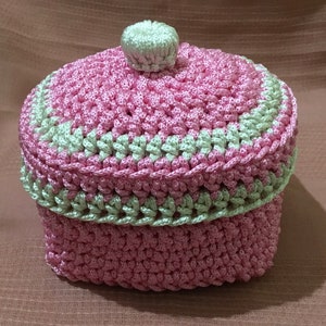 Crochet Pattern Luxury Jewelry Box, Crochet Patterns Cube Box, Crochet ...