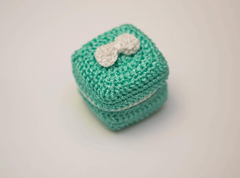 PDF Crochet Pattern for Ring Box, Jewelry Container, Fund, Box, Case ...