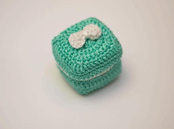 PDF Crochet Pattern for Ring Box, Jewelry Container, Fund, Box, Case ...