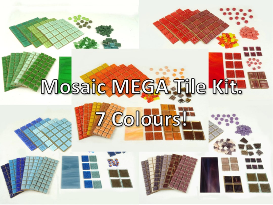 Mosaic Tile Kit Mega Variety Pack. Not Sure What You May Need? Each ...