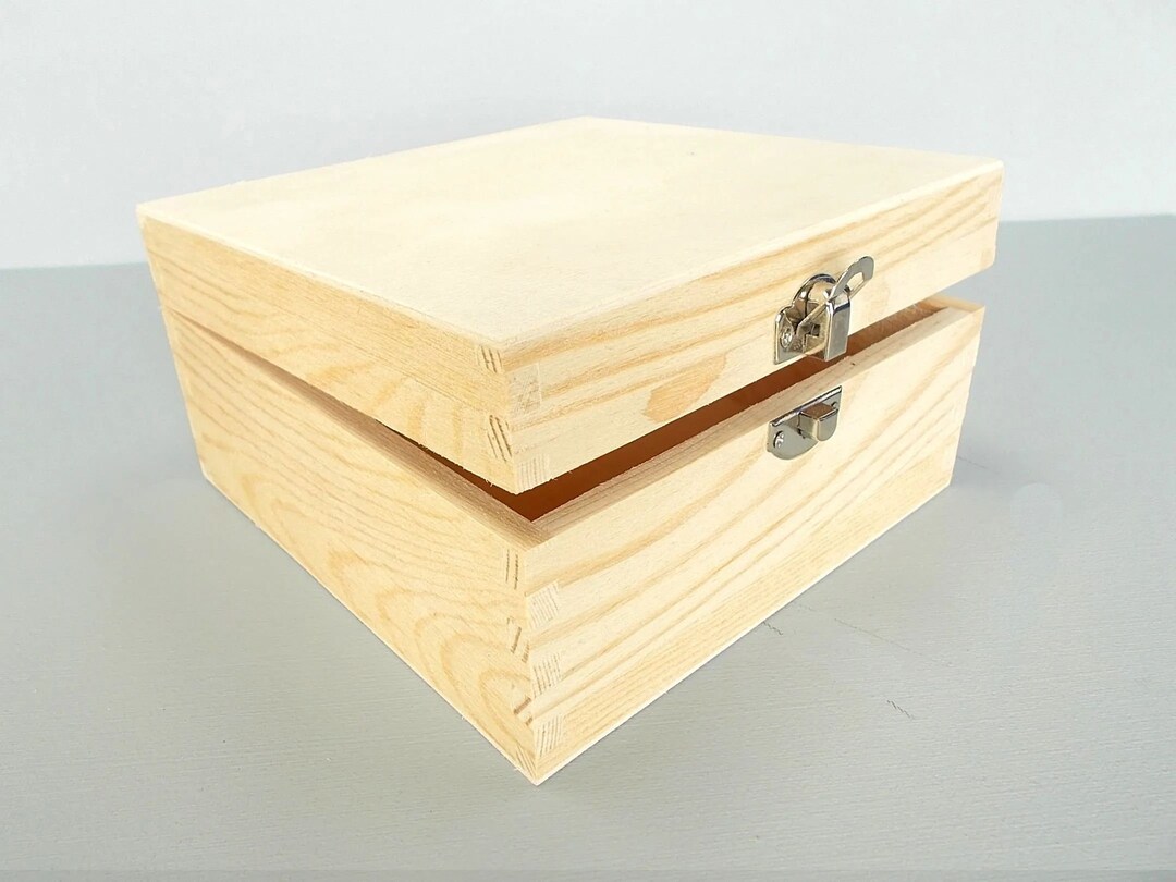 Large Square Box 16 X 16 X 8cm Perfect for Decorating and Mosaics - Etsy