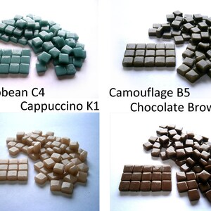 40 Colours. Micro Mosaic 8mm Tiles. 100 Pack, Multiple Colours! - Etsy UK