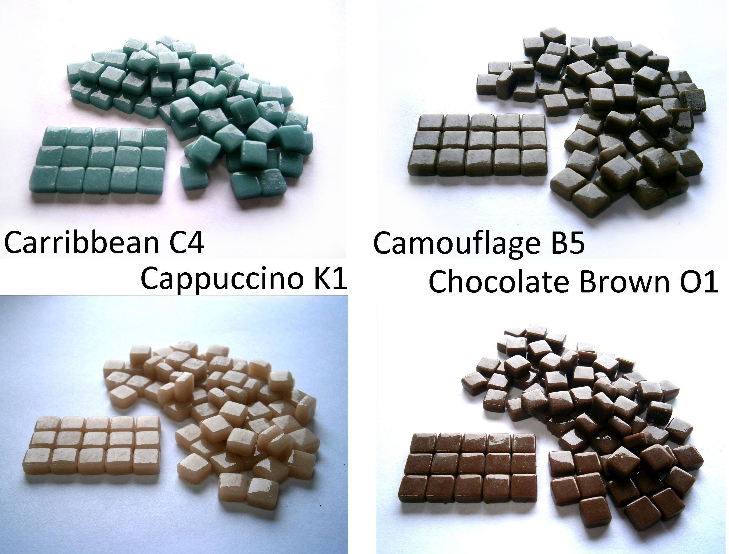 40 Colours. Micro Mosaic 8mm Tiles. 100 Pack, Multiple Colours! - Etsy UK