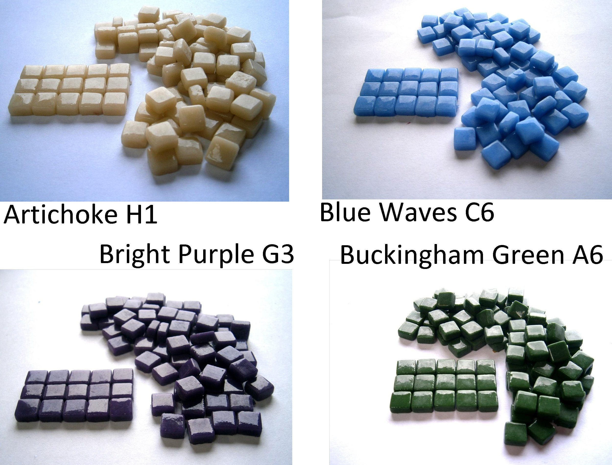 40 Colours. Micro Mosaic 8mm Tiles. 100 Pack, Multiple Colours! - Etsy UK