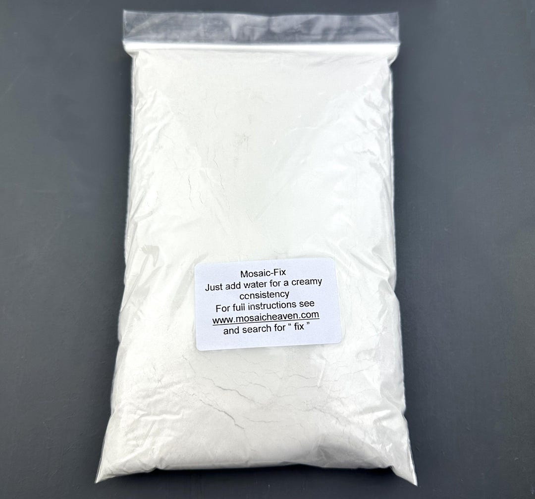 Mosaic-fix Mosaic Tile Adhesive 1kg. Extremely Strong. Used Inside or ...