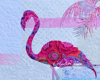 Flamingo Quilt Pattern - Etsy