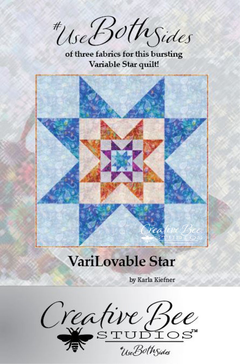 One Block Quilt Quilt Pattern Variable Star Varilovable - Etsy