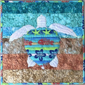 Sea Turtle Applique Pattern - SEAMORE, an Adorable Baby Sea Turtle, is ...