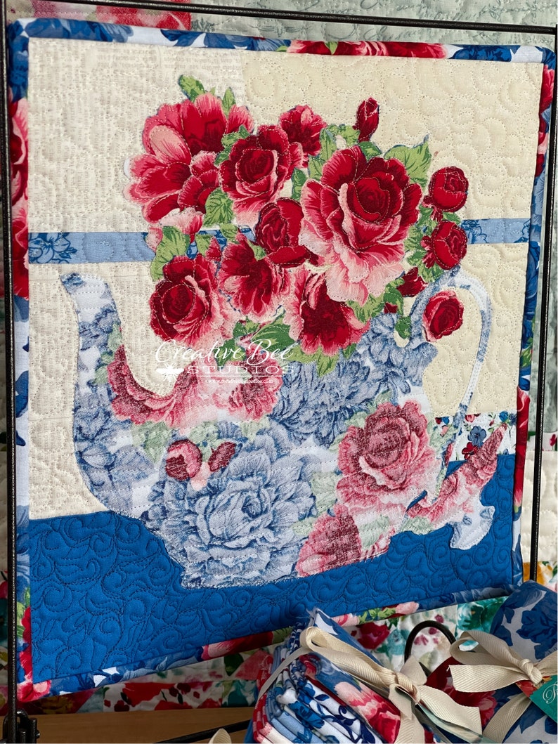 Teapot Quilt Pattern Quilt Patterns Digital Download Teapot - Etsy