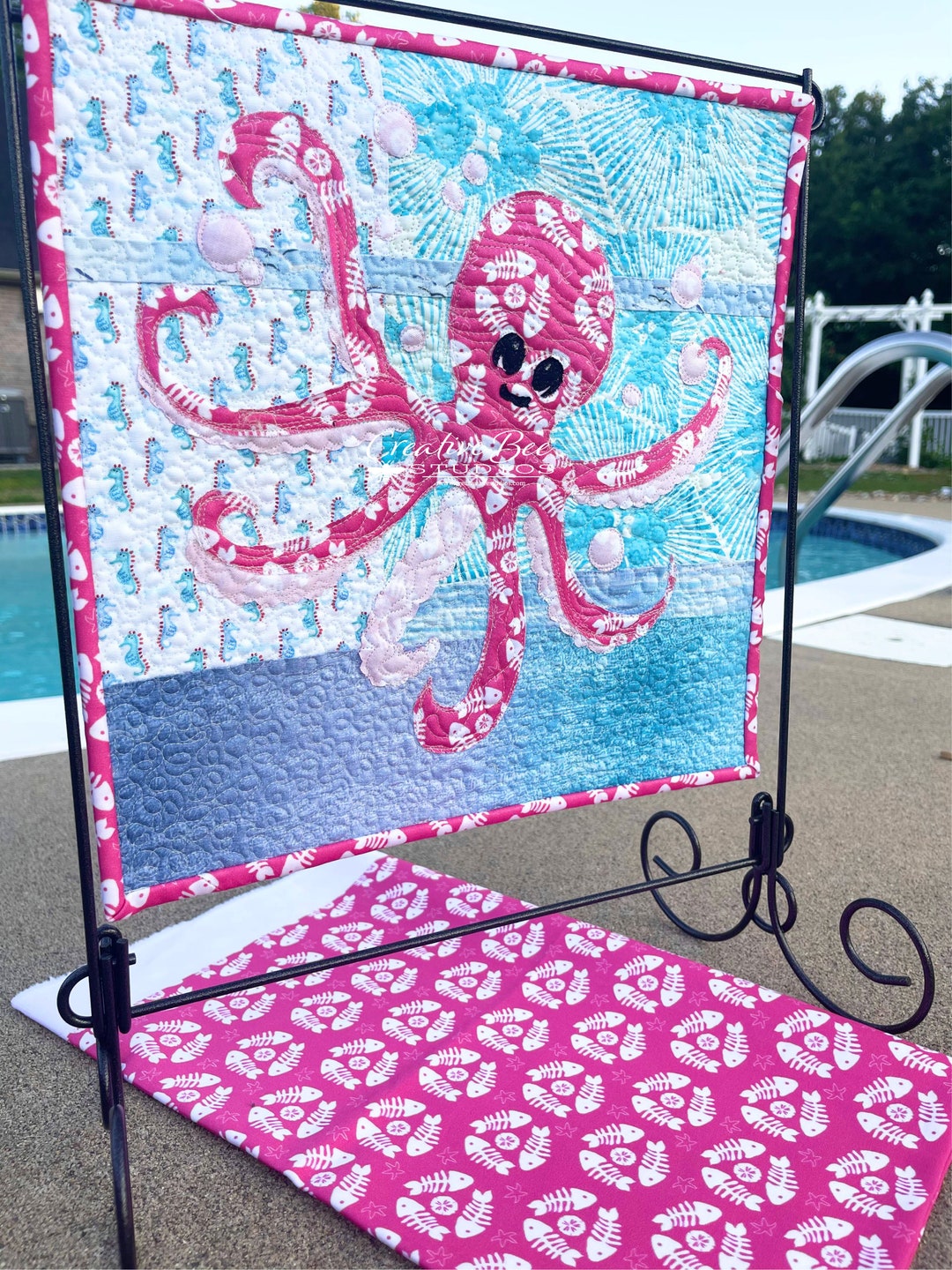 Octopus Quilt Pattern, Quilt Pattern, Pinky Mini, Applique, Cute Quilt ...