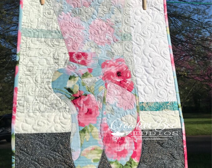 Ballerina Pointe Shoes Applique Quilt Pattern - Etsy