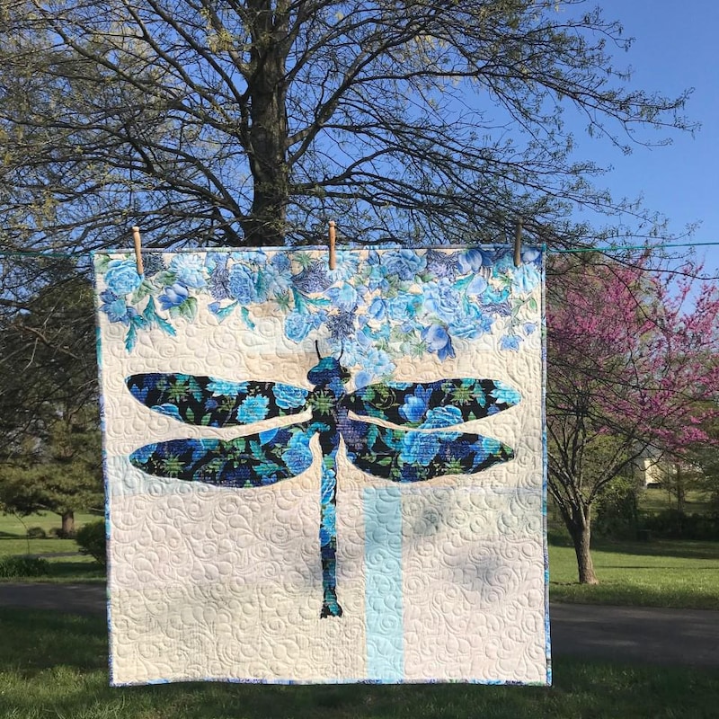 Dragonfly Quilt - Etsy