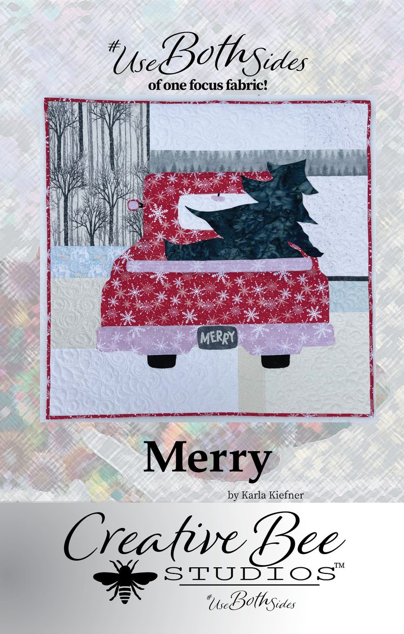 Vintage Red Truck Quilt Set - Pattern and Focus Fabric to Make the ...