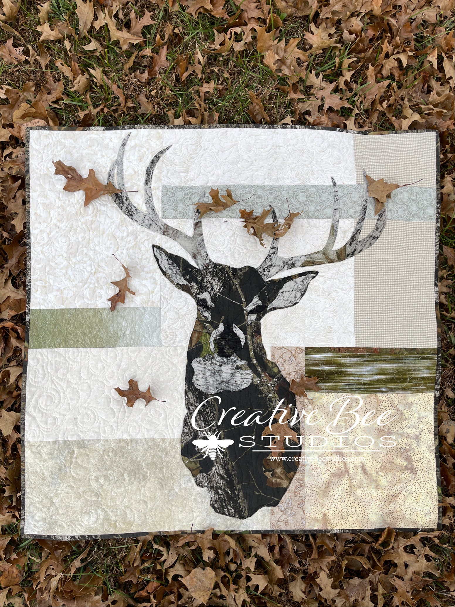 Deer Quilt Pattern Deer Head Quilt Pattern Stuffed Deer Head - Etsy New ...