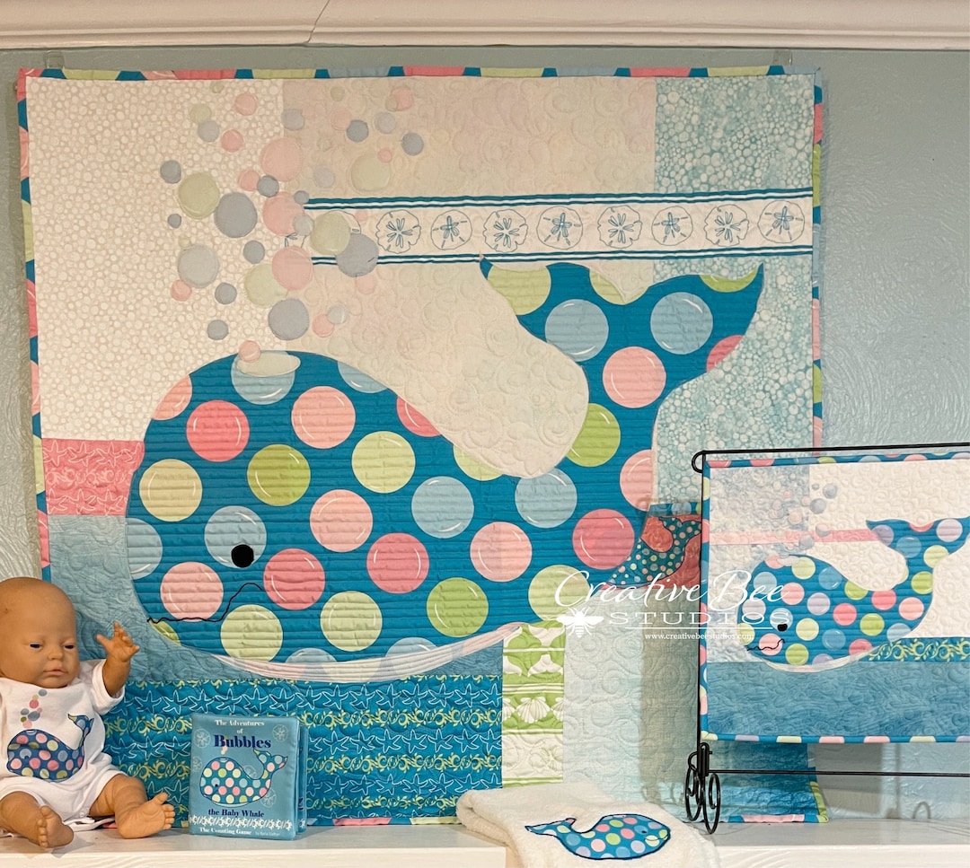 Whale Quilt Pattern-a Miniature Baby Whale Quilt You Can Make for a ...
