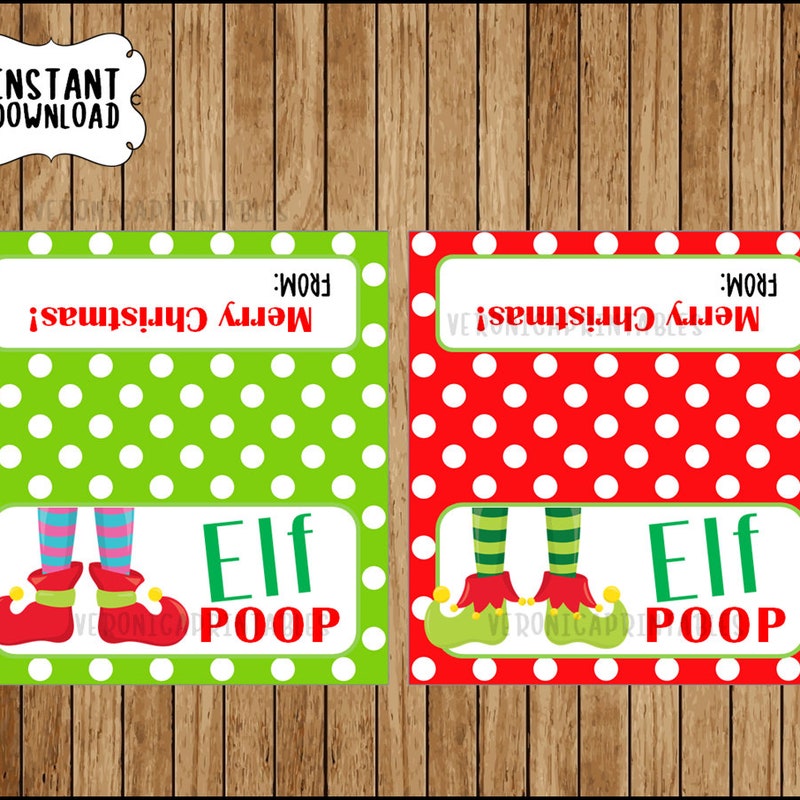 Printable Elf Poop - Etsy