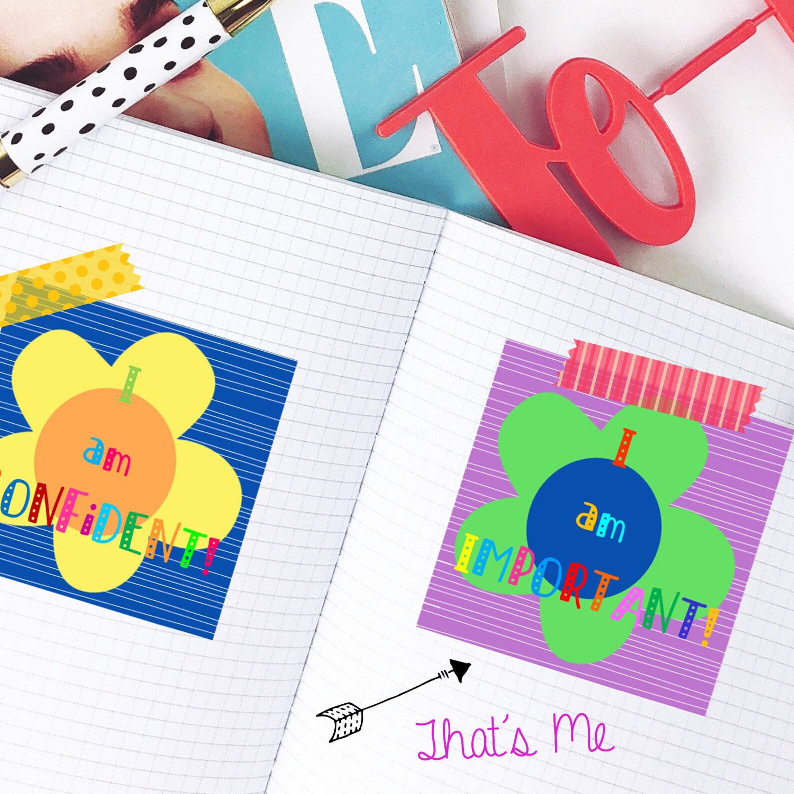 I Am Affirmation Cards Printable Inspirational Cards Instant Download ...