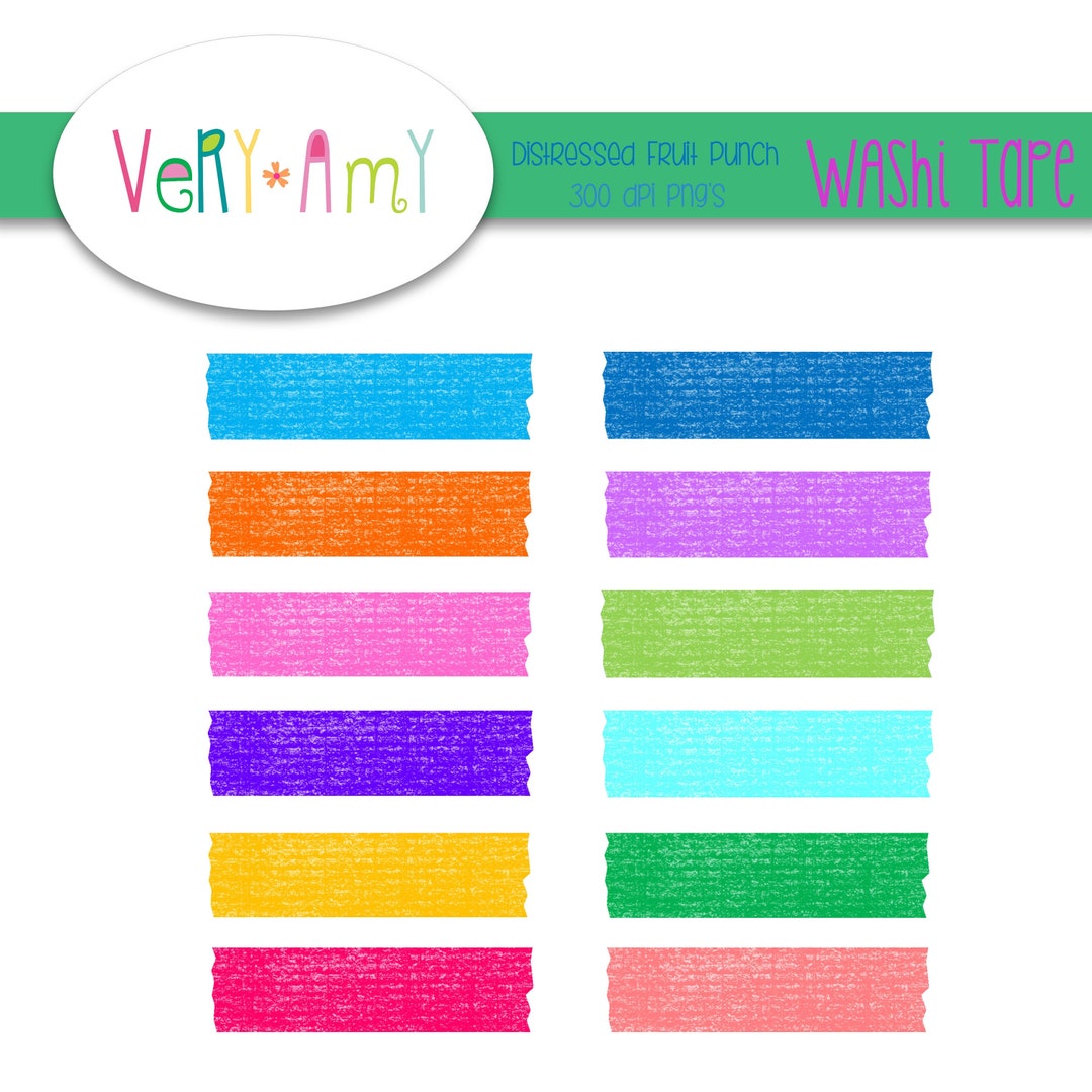 Digital Washi Tape Clip Art Instant Download PNG Clipart Washi Tape ...