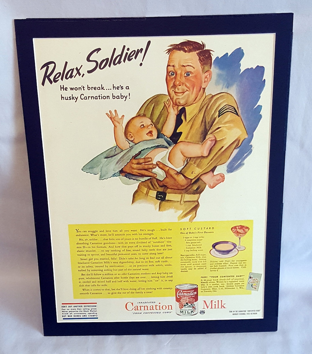 Vintage Carnation Evaporated Milk Magazine Advertisement - Etsy