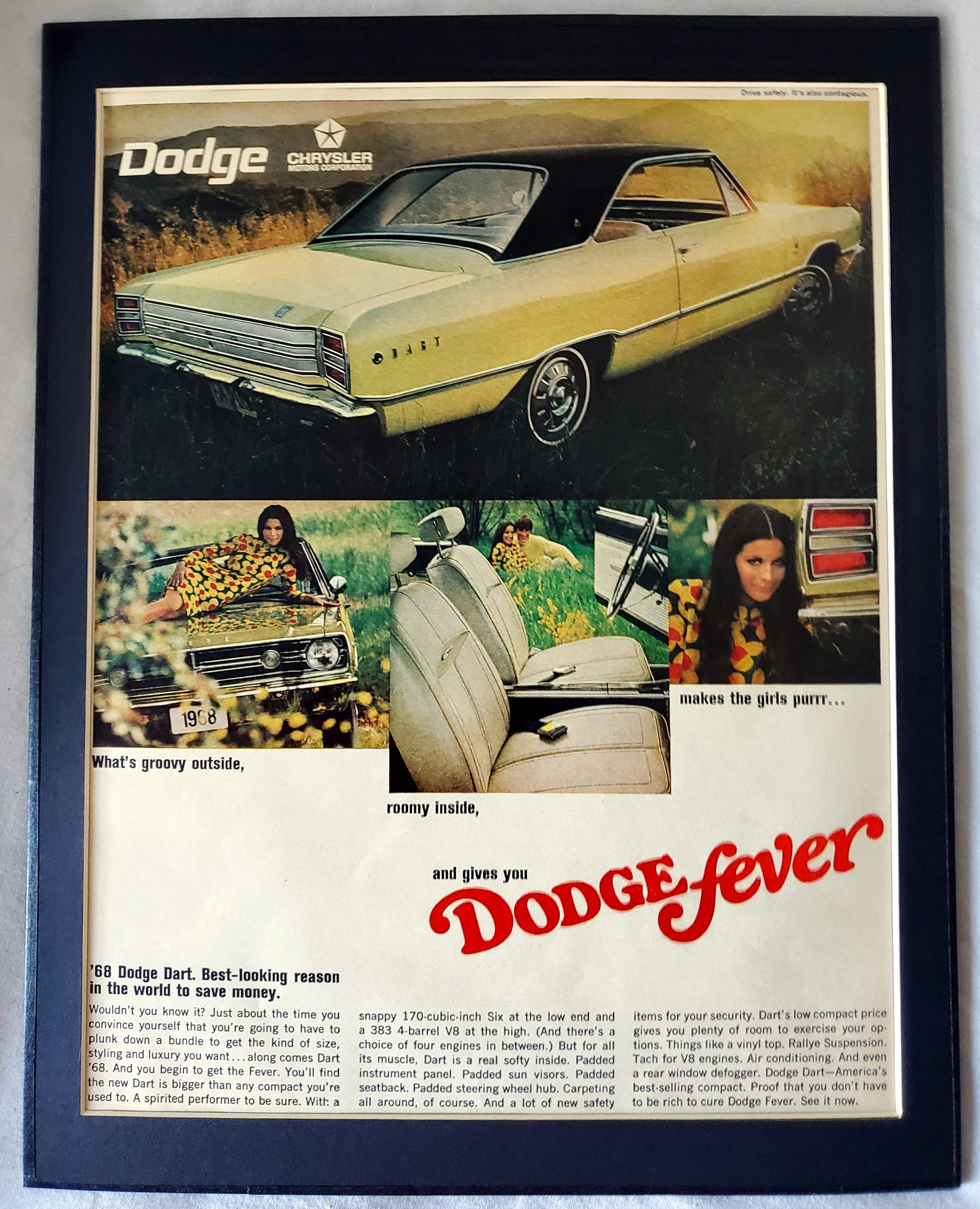 Vintage Dodge Dart Magazine Advertisement, 1960s, Wall-art, Man-cave ...