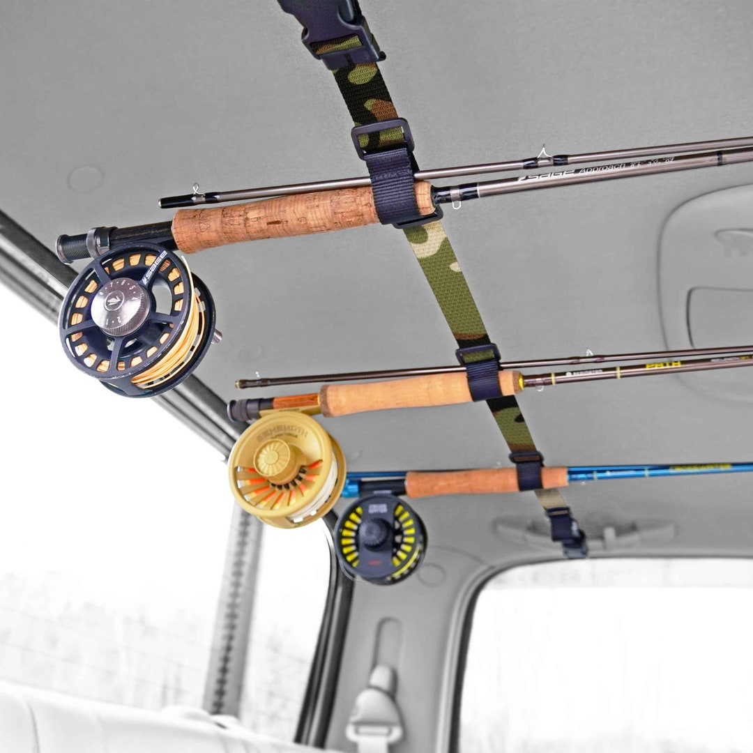 Fly Fishing Rod Rack - Woodland Camo - Fly Fishing Gifts, Fly Rod Rack ...